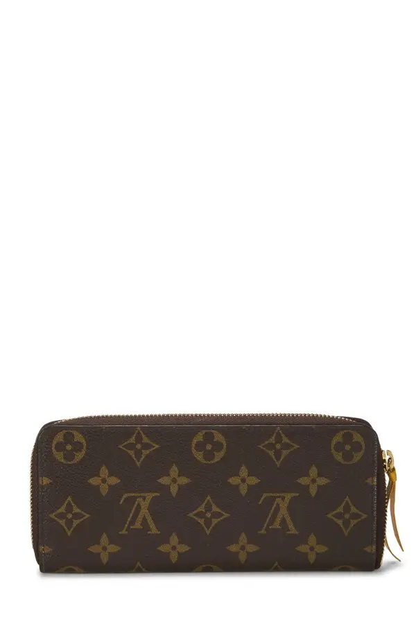 LOUIS VUITTON Monogram Canvas Clemence Wallet