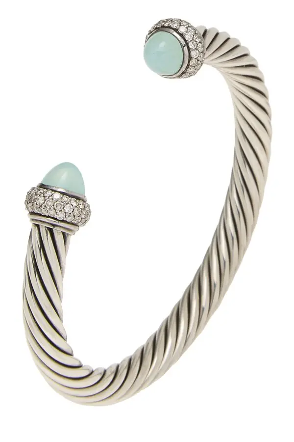 David Yurman Classic Cable Bracelet - Blue