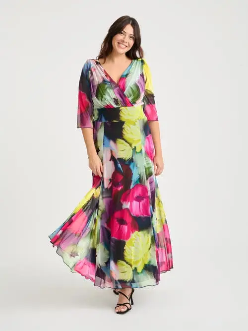 SCARLETT & JO Verity Printed Maxi Gown