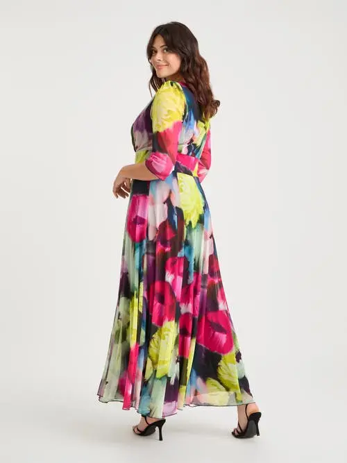 SCARLETT & JO Verity Printed Maxi Gown