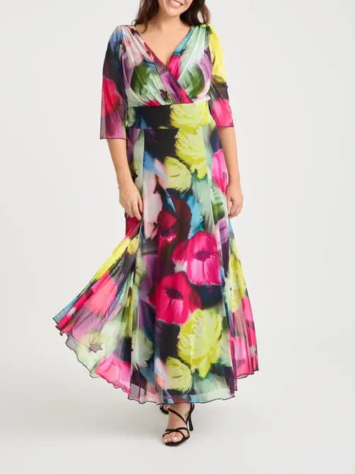 SCARLETT & JO Verity Printed Maxi Gown