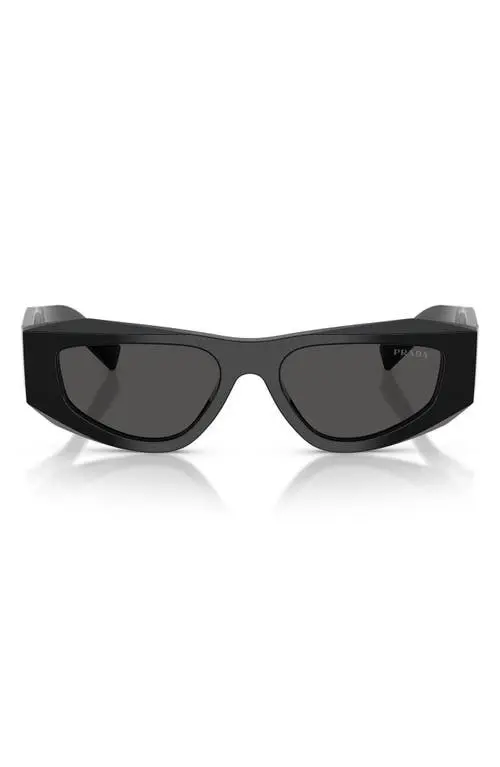 Prada 53mm Pillow Sunglasses - Black/dark Grey