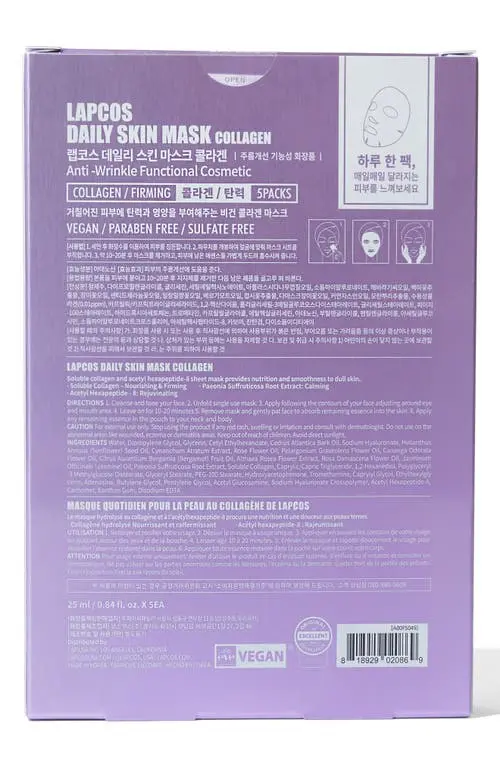 LAPCOS Collagen Firming Sheet Mask