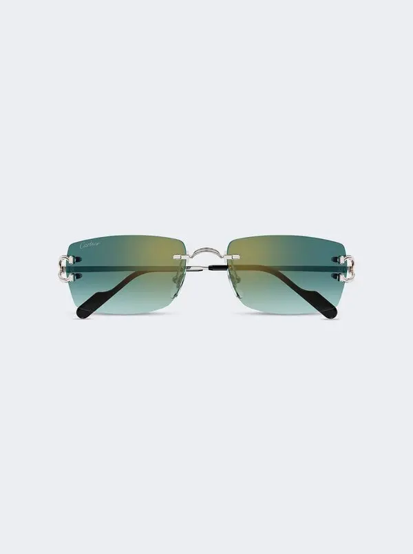 CARTIER Square Rimless Sunglasses - A