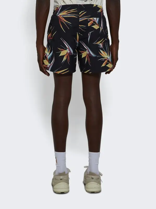 Rhude Regatta Club Hawaiian Swim Short And White - Multi