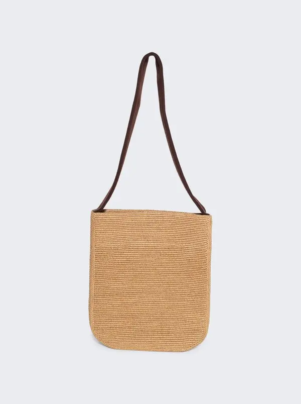 THE ROW Lori Raffia Shoulder Bag