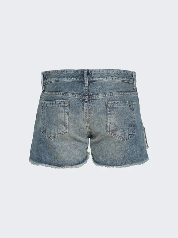Rick Owens Lana Cut-off Denim Shorts