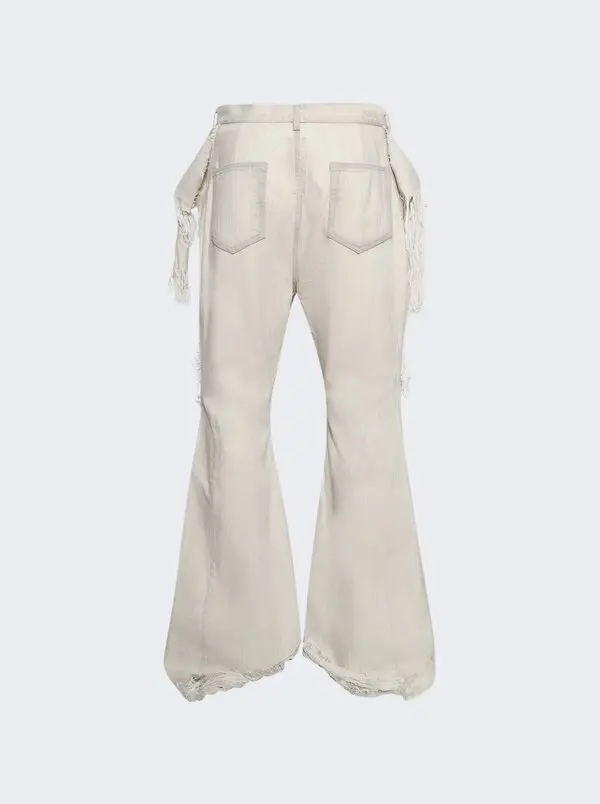 Rick Owens Slivered Bootcut Jeans