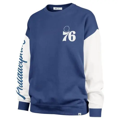 '47 Philadelphia 76ers Rise Andie Pullover Sweatshirt