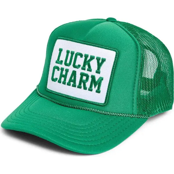 FRIDAY FEELIN’ Lucky Charm Trucker Hat - Green
