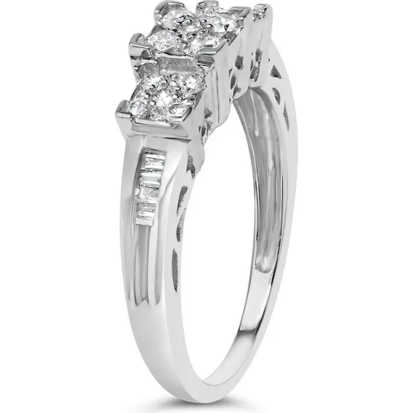 HAUS OF BRILLIANCE 10k 0.50 Cttw Diamond Ring - White Gold