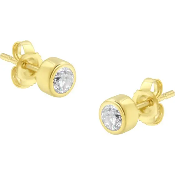 HAUS OF BRILLIANCE 10k Gold 1/3 Cttw Diamond Stud Earrings - Yellow