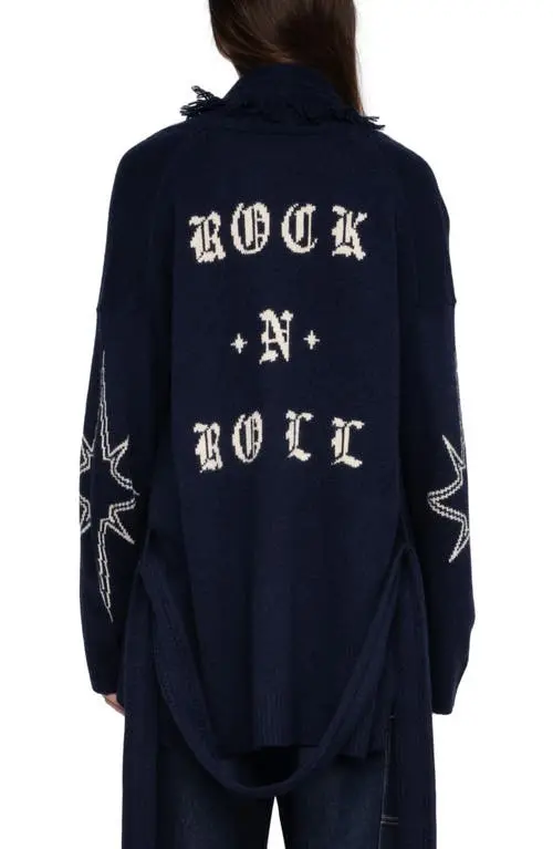 Zadig&Voltaire Rock N Roll Wrap Cardigan