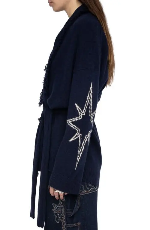 Zadig&Voltaire Rock N Roll Wrap Cardigan