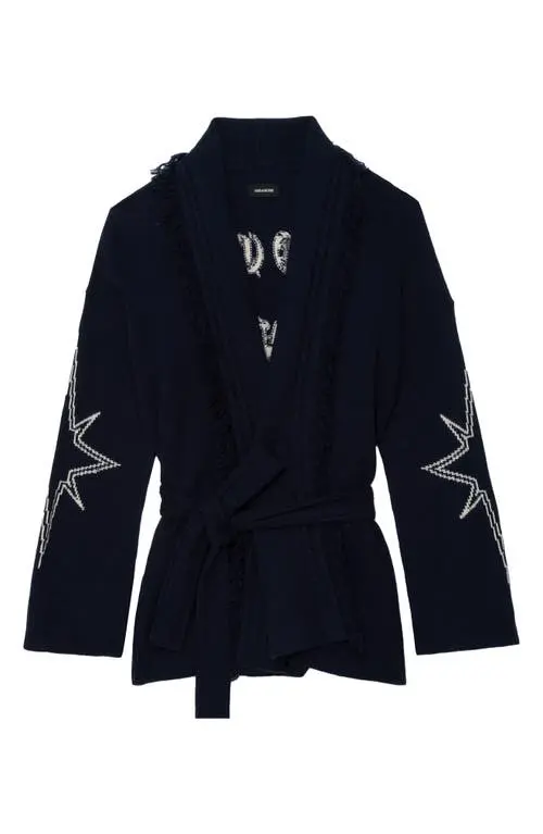 Zadig&Voltaire Rock N Roll Wrap Cardigan