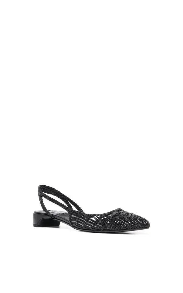 Gabriela Hearst Perro Braided Slingback Pump - Black