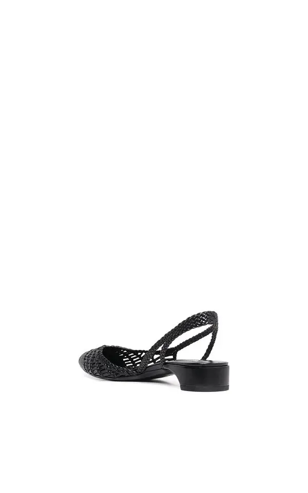 Gabriela Hearst Perro Braided Slingback Pump - Black