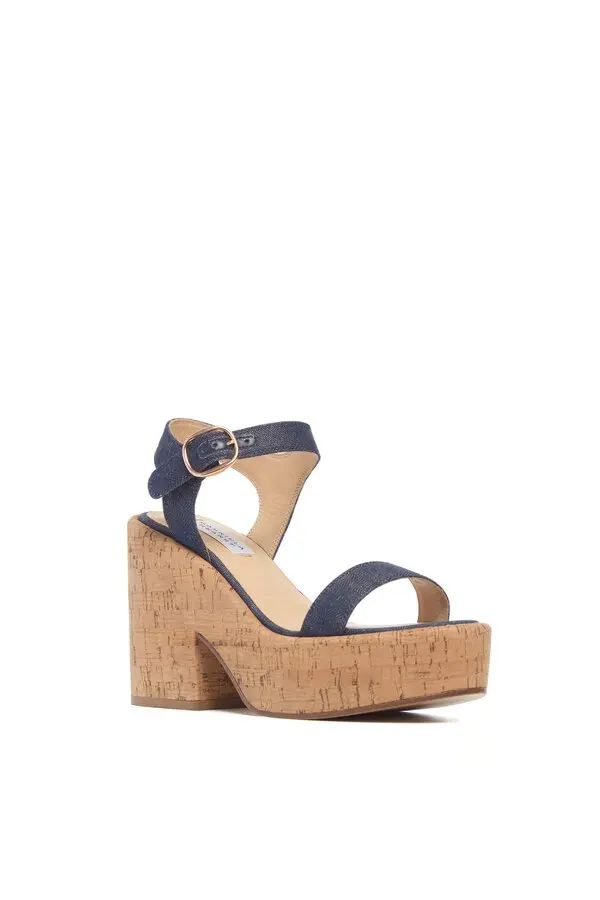 Gabriela Hearst Sardis Platform Sandal In Recycled Cotton Linen