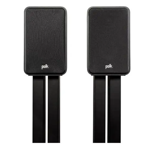 POLK AUDIO Signature Elite Es15 Compact Bookshelf Speakerspair - Black