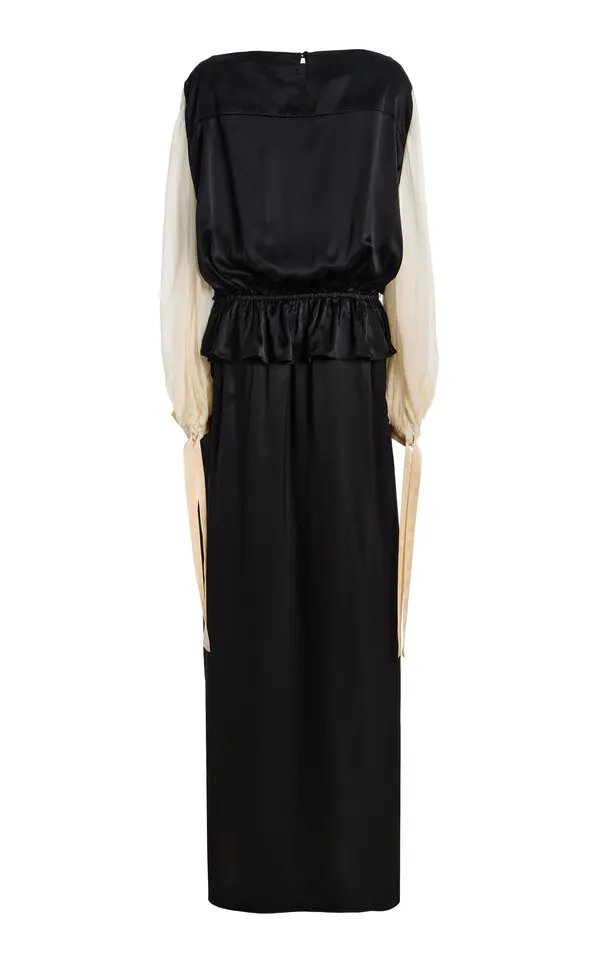 MEL USINE Celeste Silk Maxi Dress