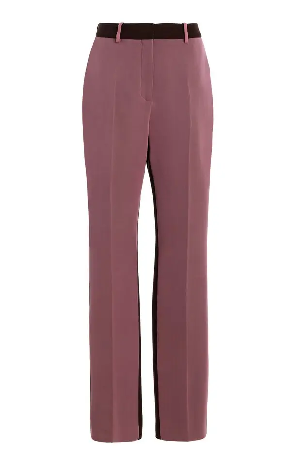 MEL USINE Amandine Wool Blend Pants - Pink