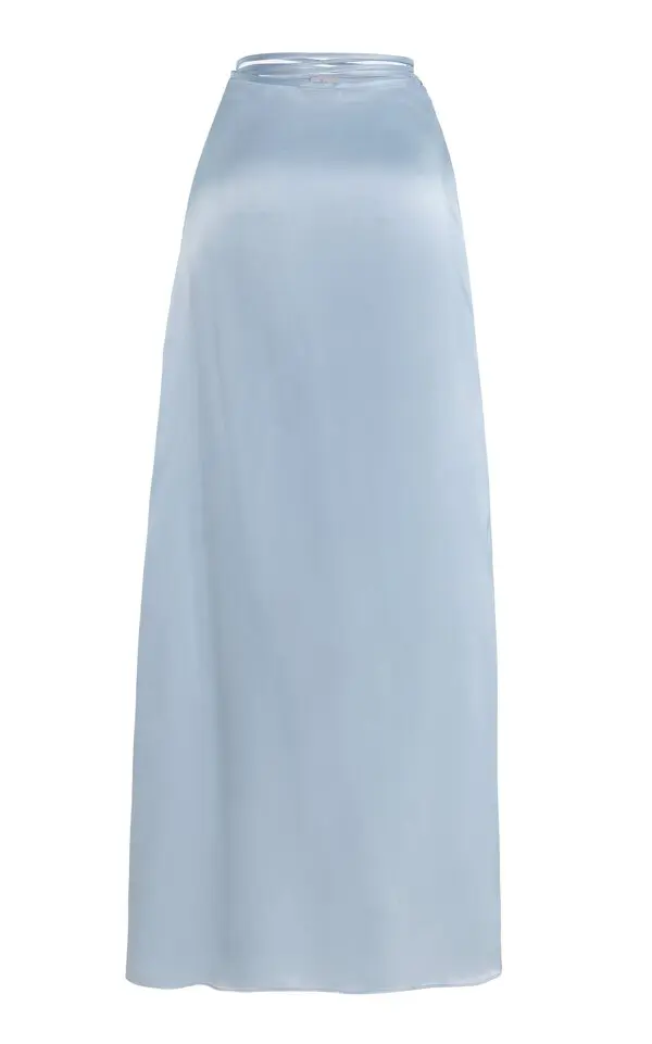 MEL USINE Silk Maxi Skirt