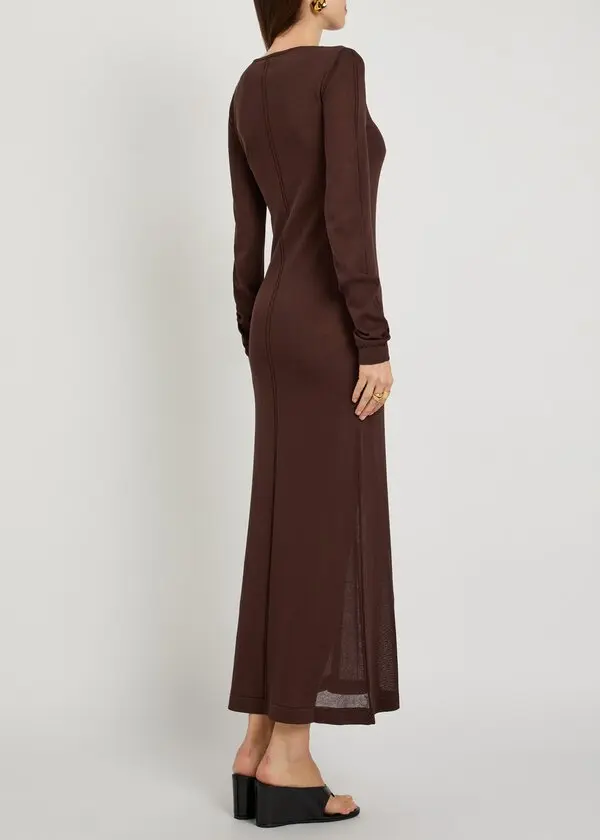 LEMAIRE Fine-knit Midi Dress