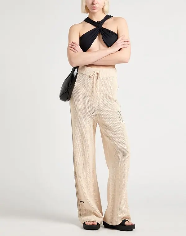 BARROW Wide-leg Jacquard Knit Pants - Beige