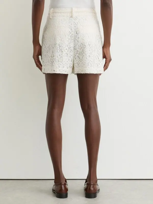 REISS Lori Lace Shorts With Rope Belt