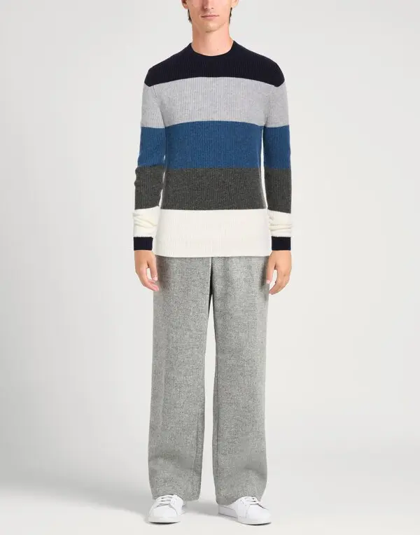 ZANONE Midnight Virgin Wool Sweater - Blue
