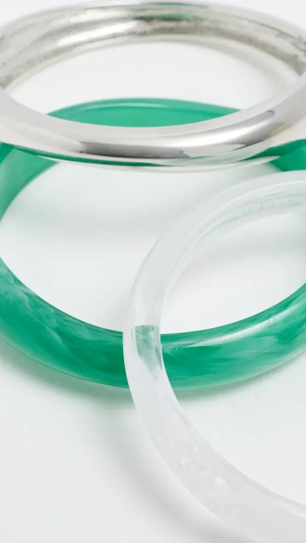Baublebar Raven Resin Bangle Set