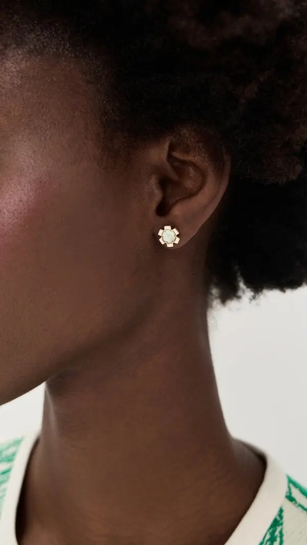 Tory Burch Flower Stud Earrings