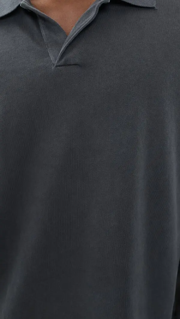 Madewell Cotton Long Sleeve Polo