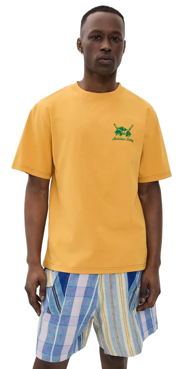 NICHOLAS DALEY Roots Rock Reggae Tee - Gold