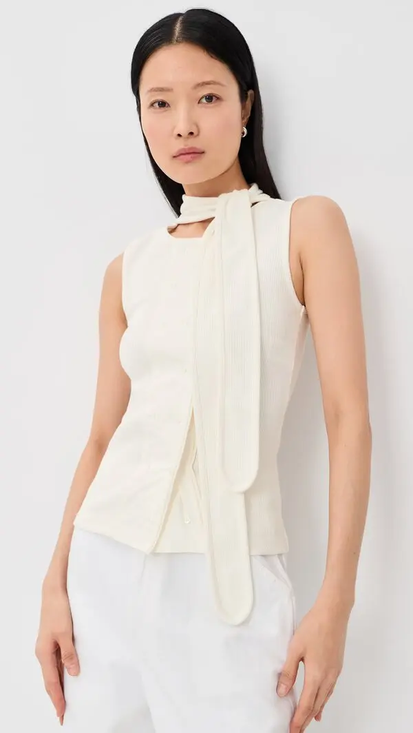 LEMAIRE Asymmetrical Fitted Top