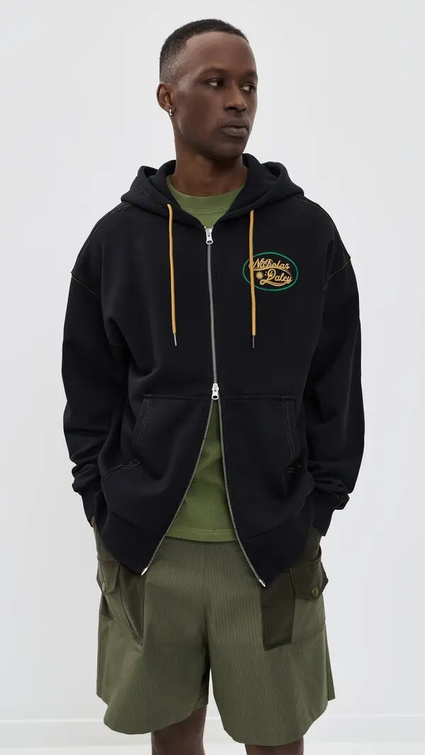 NICHOLAS DALEY Roots Zip Up Hoodie