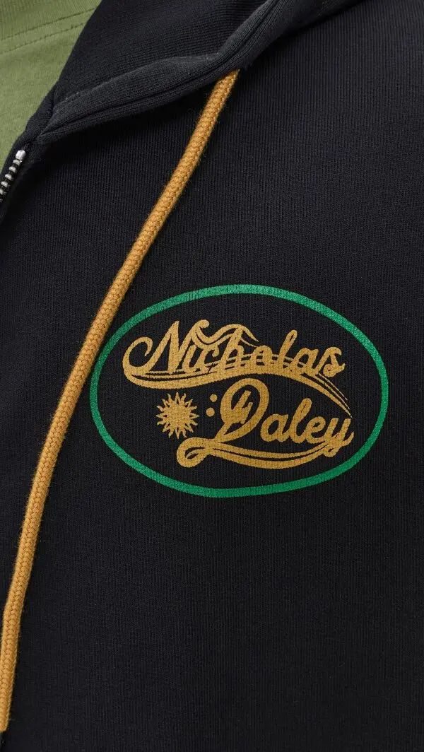 NICHOLAS DALEY Roots Zip Up Hoodie