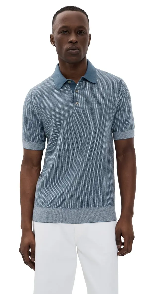 Vince Geo Jacquard Polo