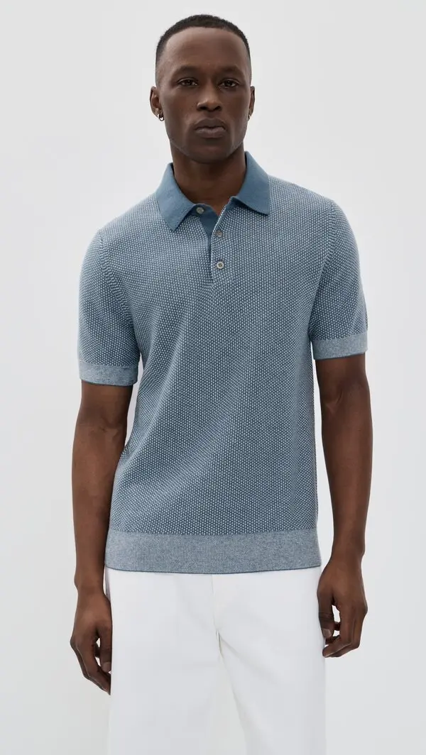 Vince Geo Jacquard Polo