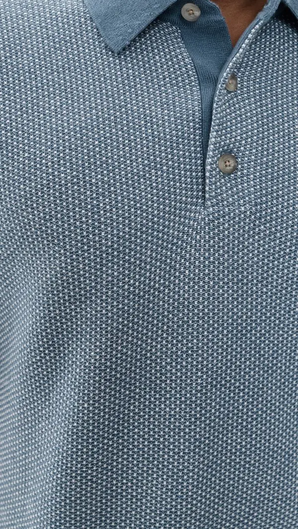 Vince Geo Jacquard Polo