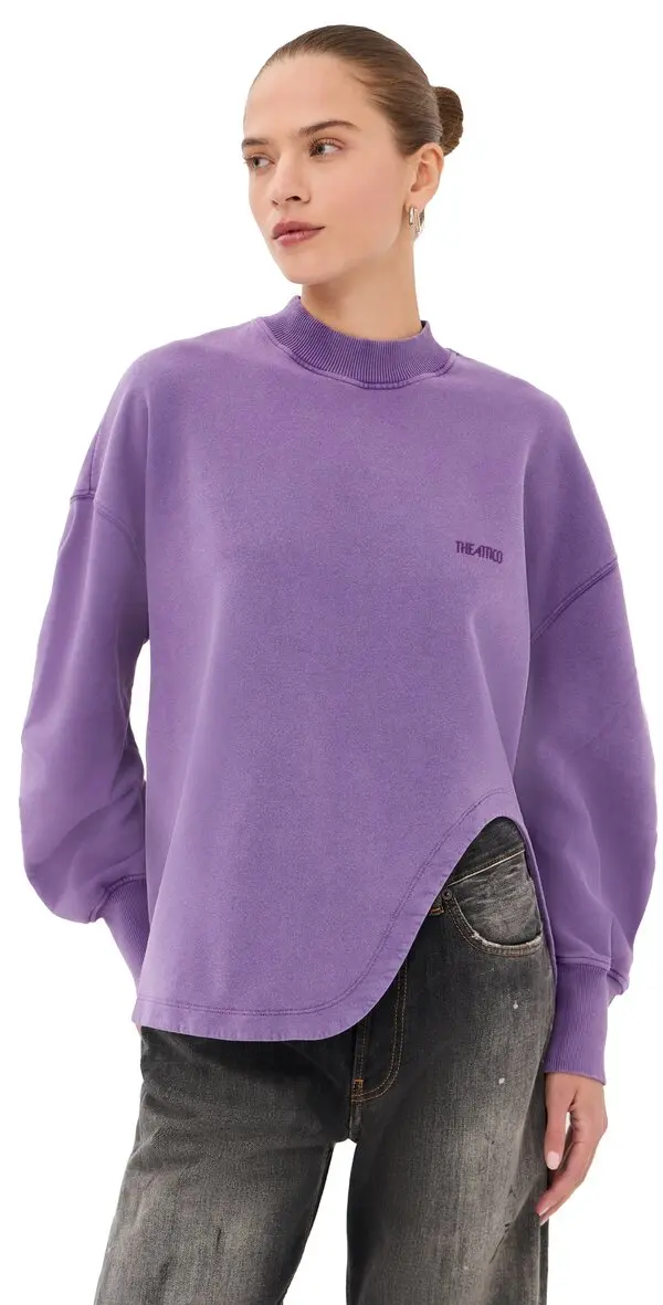 Attico Oversized French Terry Sweatshirt