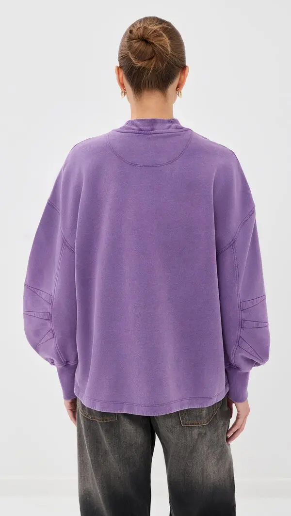 Attico Oversized French Terry Sweatshirt