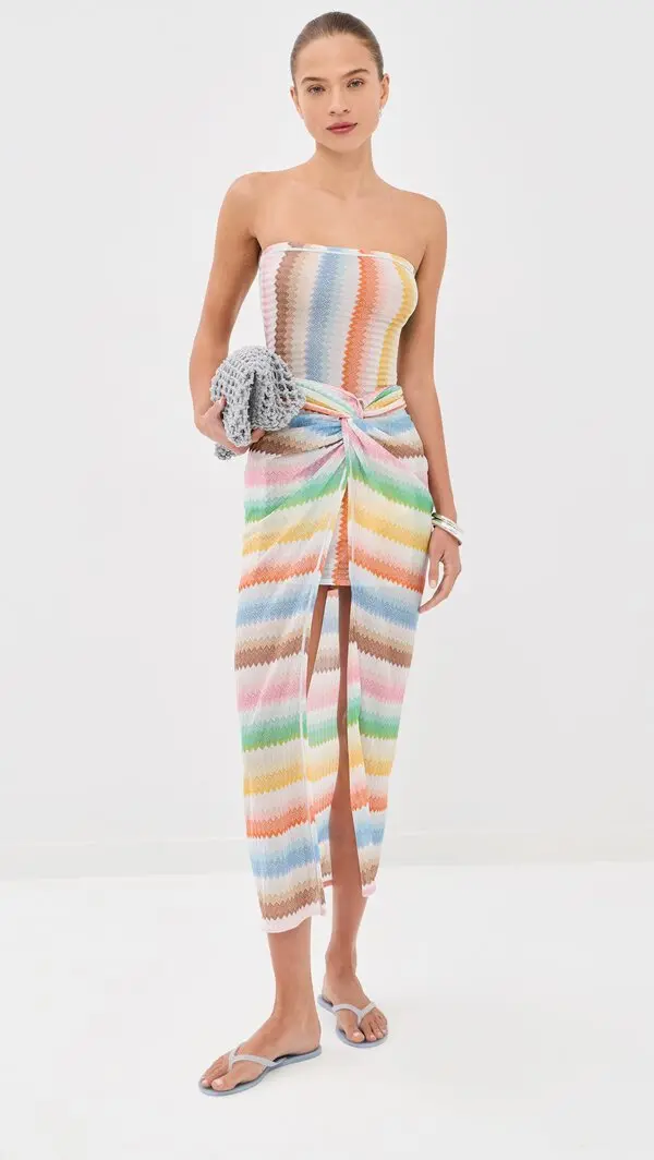 Missoni Strapless Long Cover Up Dress