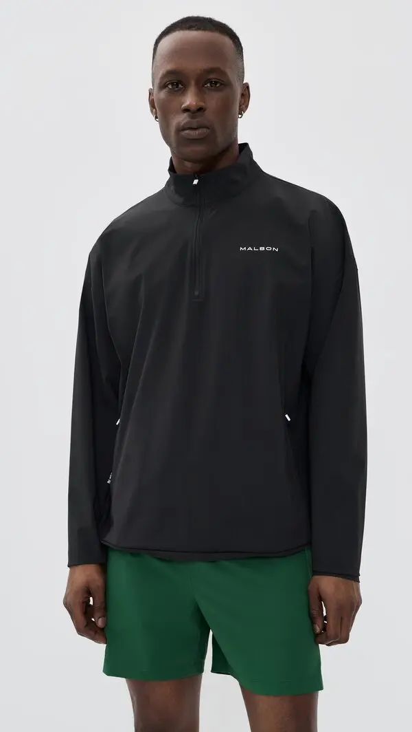 MALBON Performance Quarter Zip Shell Pullover