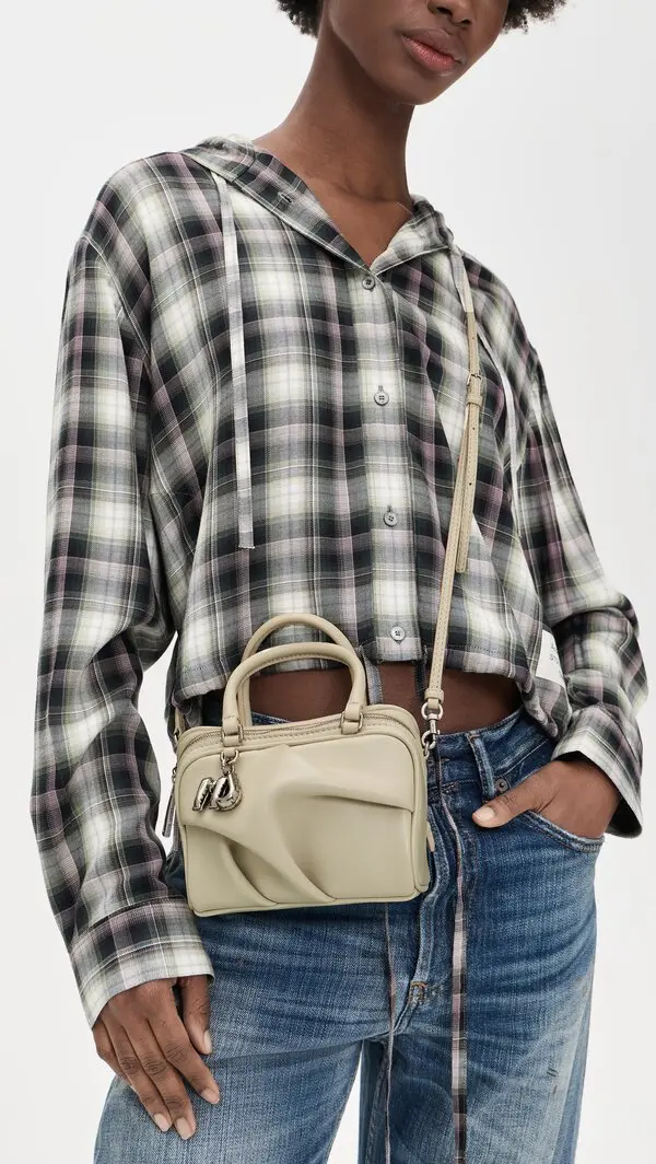 Marc Jacobs Micro Bauletto Bag - Bone