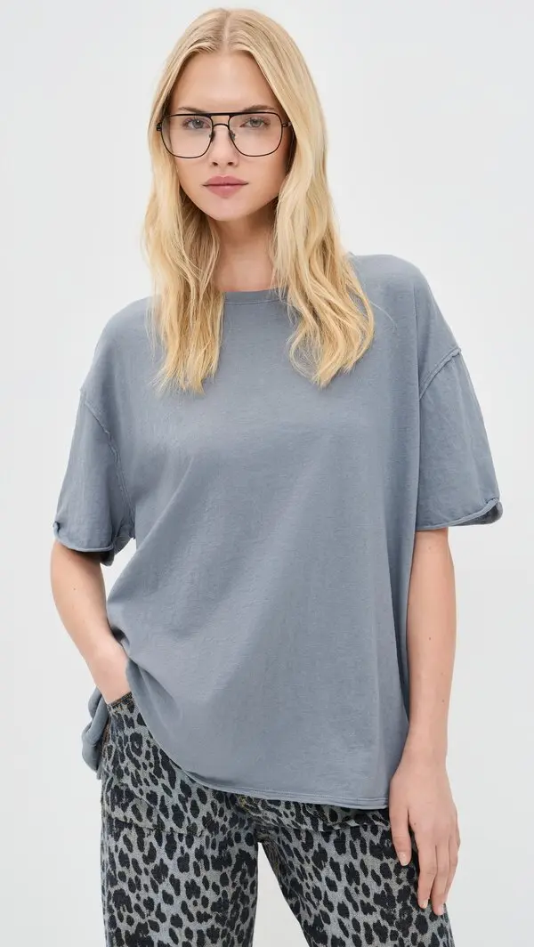 Free People Nina Tee - Blue Mirage