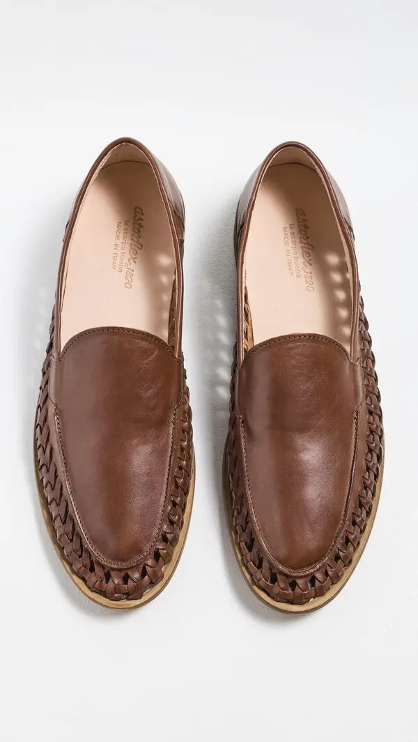 ASTORFLEX Samaflex Woven Leather Loafers