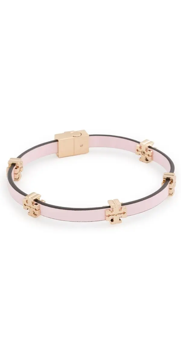 Tory Burch Icon Bio Bracelet - Tory Gold/coral