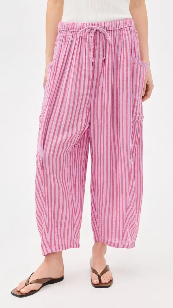 Free People Striped Quinn Pants