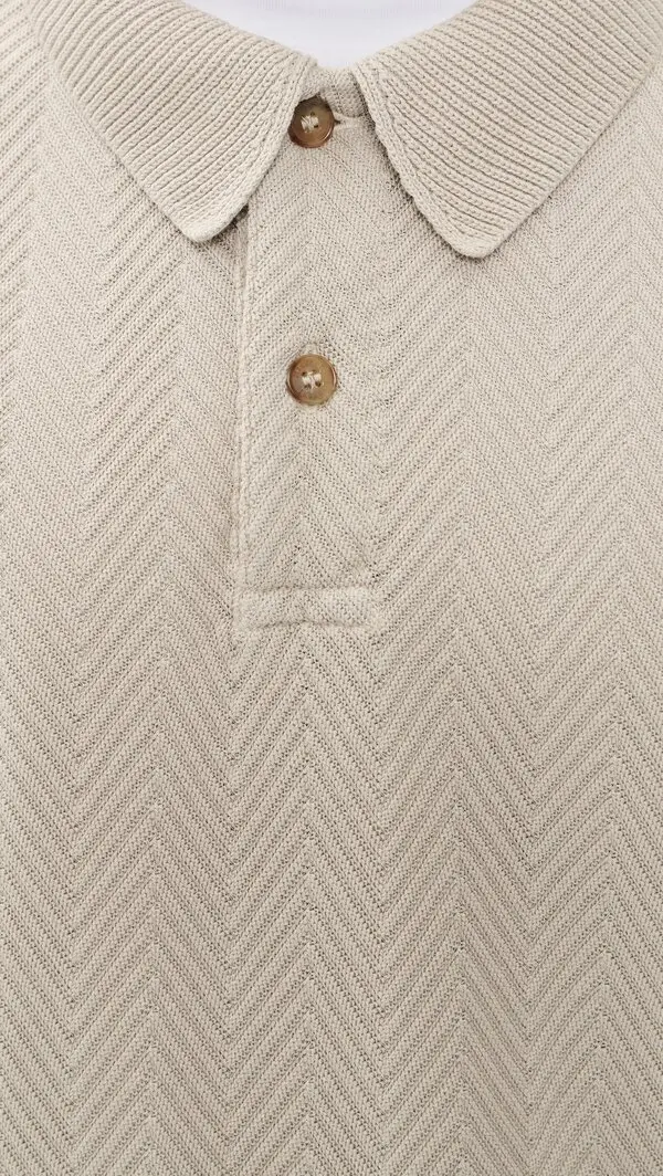 Missoni Short Sleeve Chevron Polo